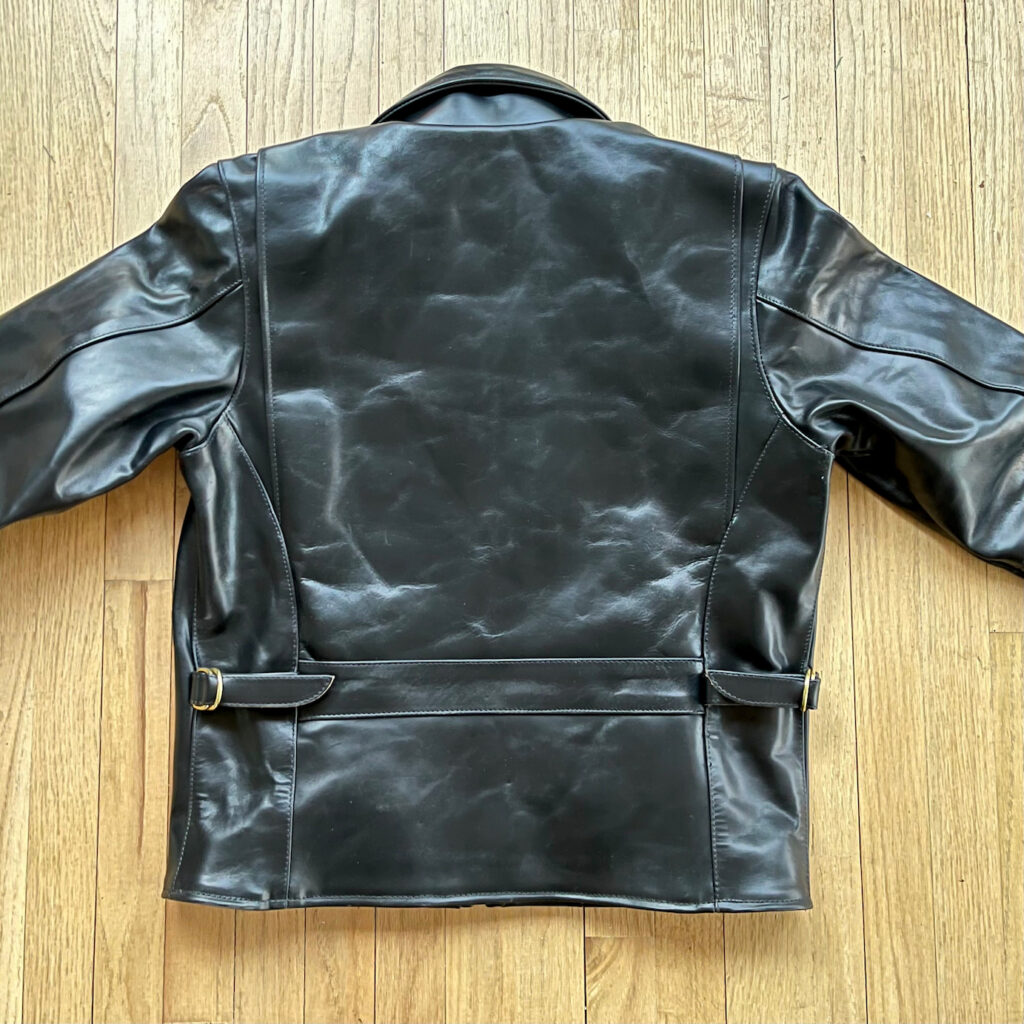 DudsByDel x Vanson REGENT Sports Jacket in Black Chromexcel Horsehide ...
